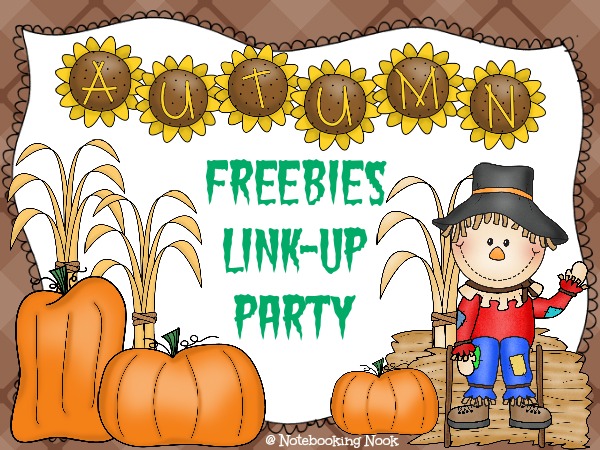 Autumn Freebies Link-up Party @ Notebooking Nook – The Notebooking Nook